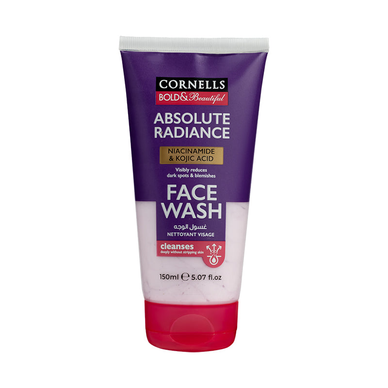 BOLD & BEAUTIFUL ABSOLUTE RADIANCE NIACINAMIDE & KOJIC ACID FACE WASH – Cornells