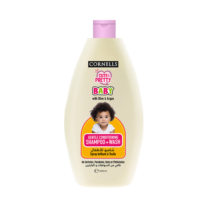 CUTE & PRETTY BABY SHAMPOO + WASH - 500ML – Cornells