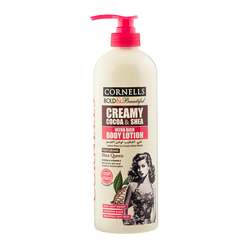 BOLD & BEAUTIFUL CREAMY COCOA­ & SHEA BODY LOTION - 1000ML – Cornells